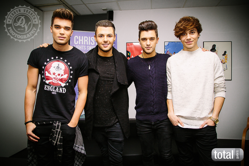 Snapped: Union J Switch On Cribbs' Christmas Lights